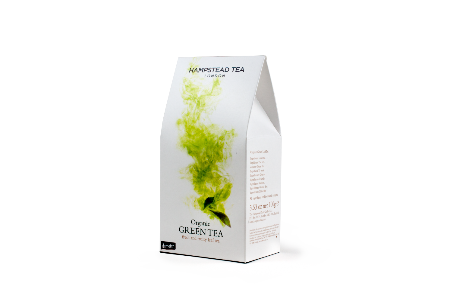 Hampstead Organic Demeter And FairTrade Pure Green Loose Tea - Clarges ...